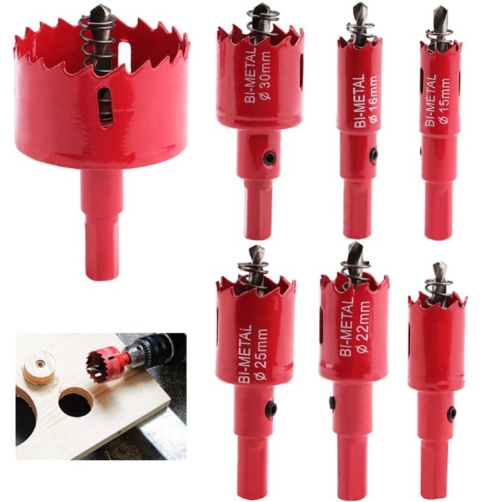 MI Metal M42 15mm-100mm Bit Hole Saw Twist Drill Bits Cutter Power Tool ...