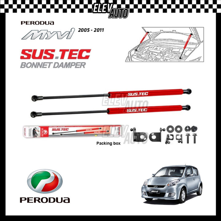 Perodua Myvi 2005 - 2011 SUSTEC Bonnet Damper Bonnet Lifter Absorber ...
