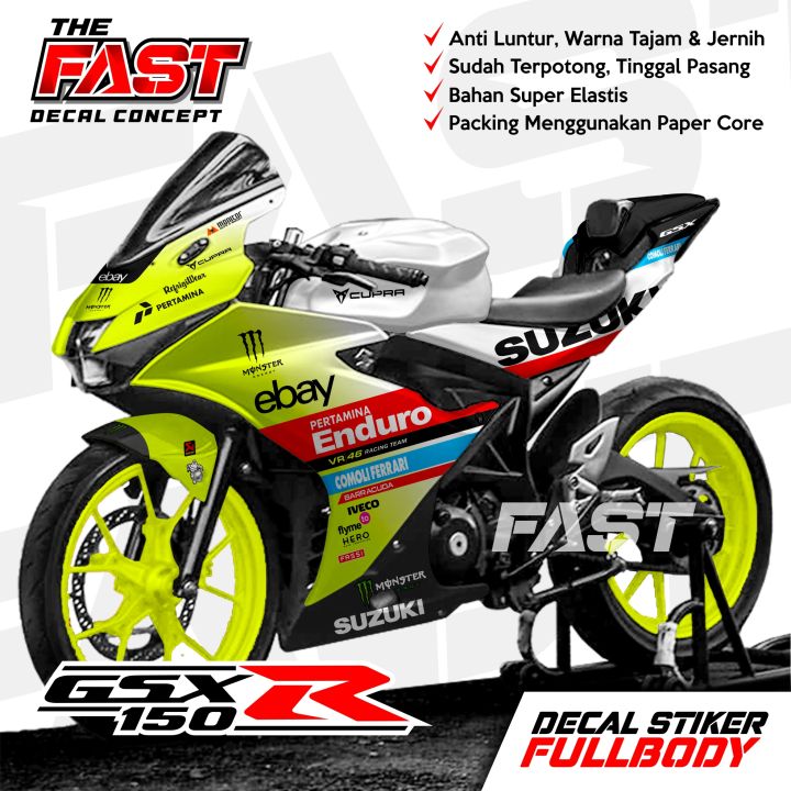 Decal Gsx R150 Full Body TERBARU Stiker Gsx R150 Full Body Decal Gsx ...