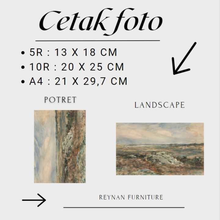 Cetak foto ukuran 5r - 10r - A4 | Lazada Indonesia