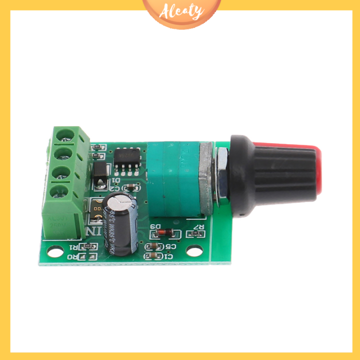 Aleaty💝 DC 1.8V 3V 5V 6V 12V 2A PWM Motor Speed Controller 0~100% ...