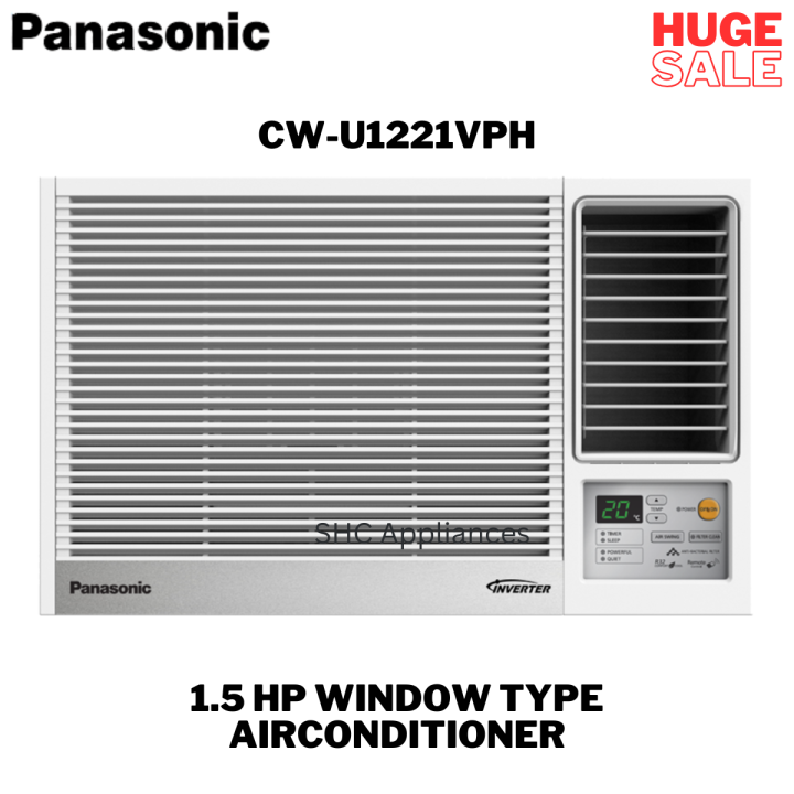 Panasonic CW-U1221VPH 1.5 HP Window Type Airconditioner | Lazada PH