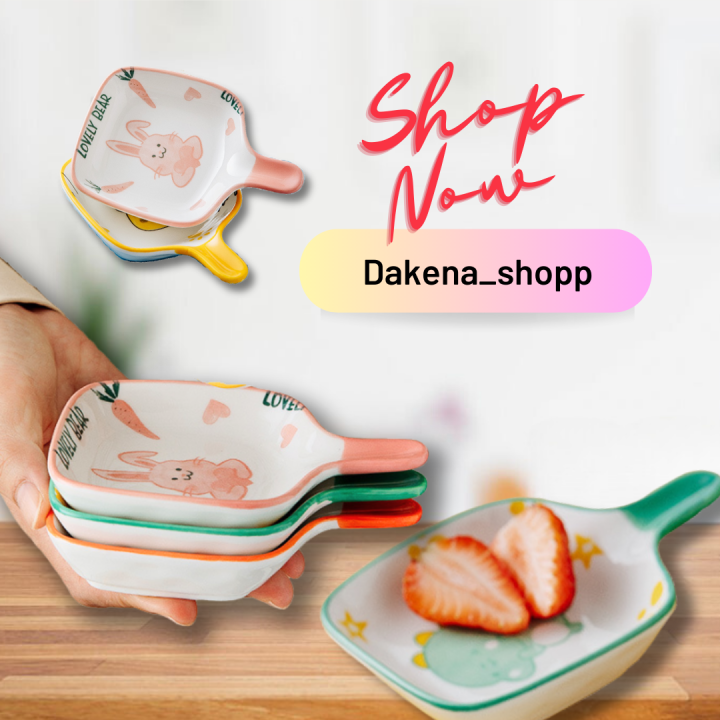 Piring Makan bermotif / Model bervariasi / Piring Lucu / Piring Snack ...