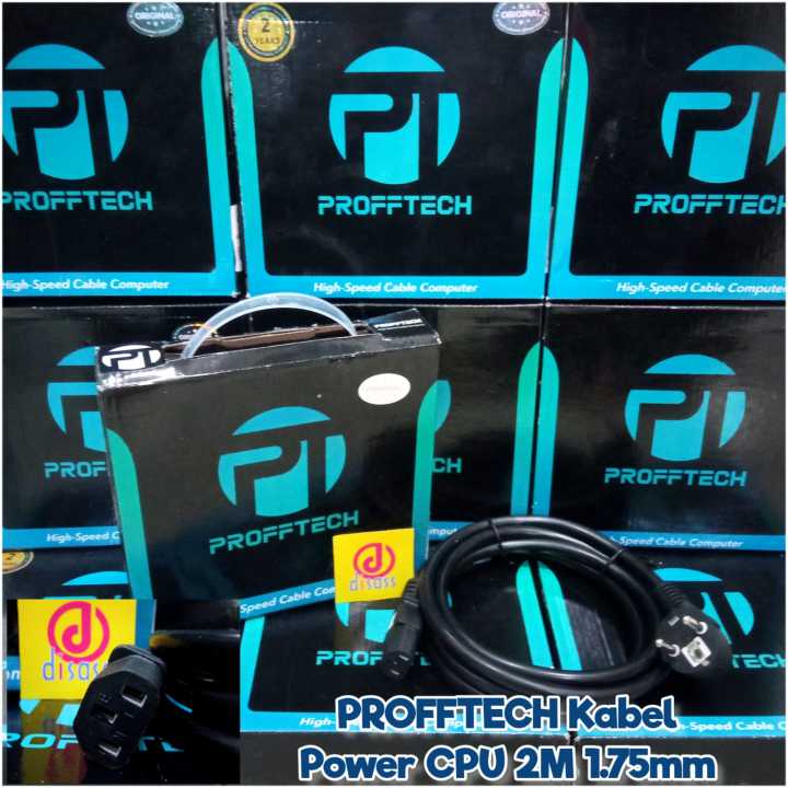 PROFFTECH KABEL POWER PC 2 METER | Lazada Indonesia