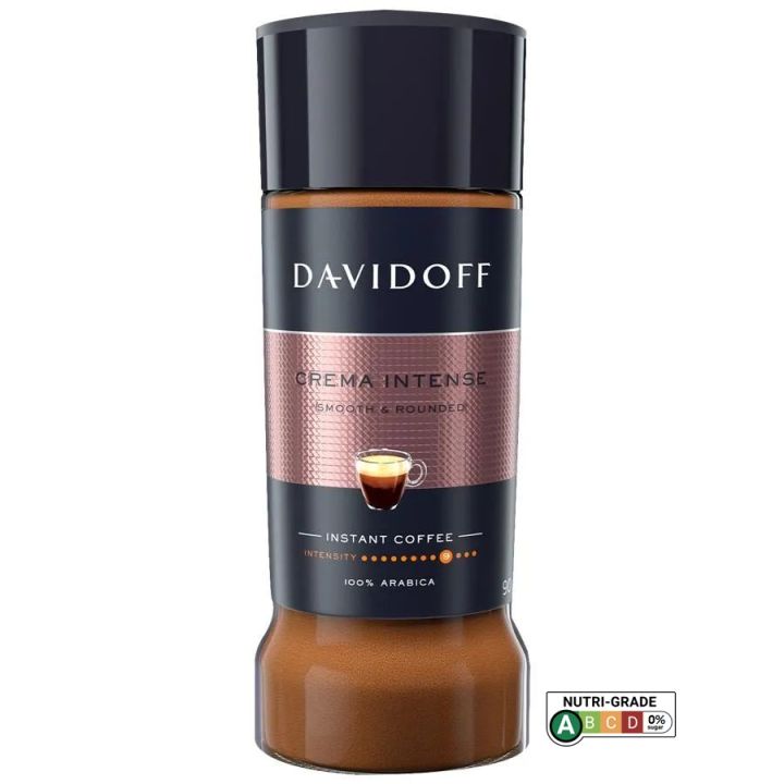 Davidoff Cafe Crema Intense Instant Coffee, 90g (Best Before 21 Aug 2025) | Lazada Singapore