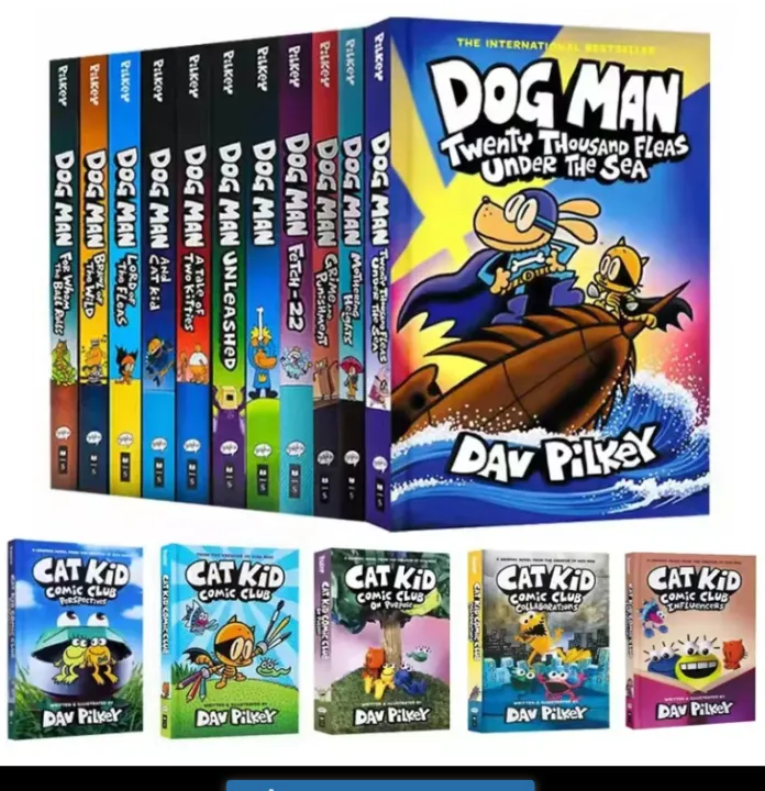 [Hardcover Version ] Cat Kid Comic Club/ Dog man /Captain underpants ...