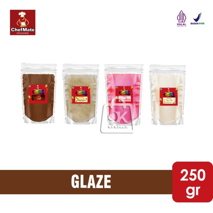 (Repack 250 gr) Chefmate Glaze Aneka Rasa / Topping Kue | Lazada Indonesia