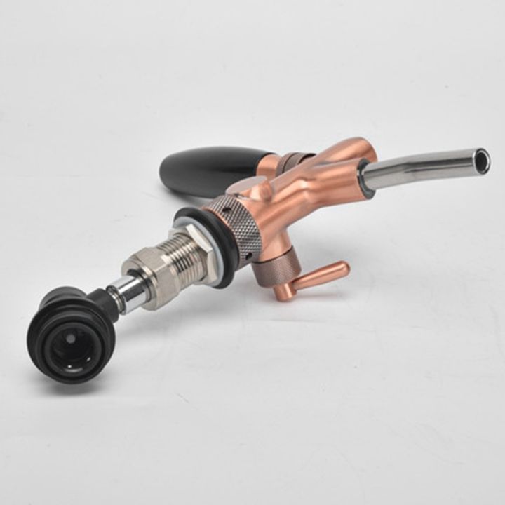 Adjustable Draft Beer Tap with Liquid Ball Lock Disconnect Chrome ...
