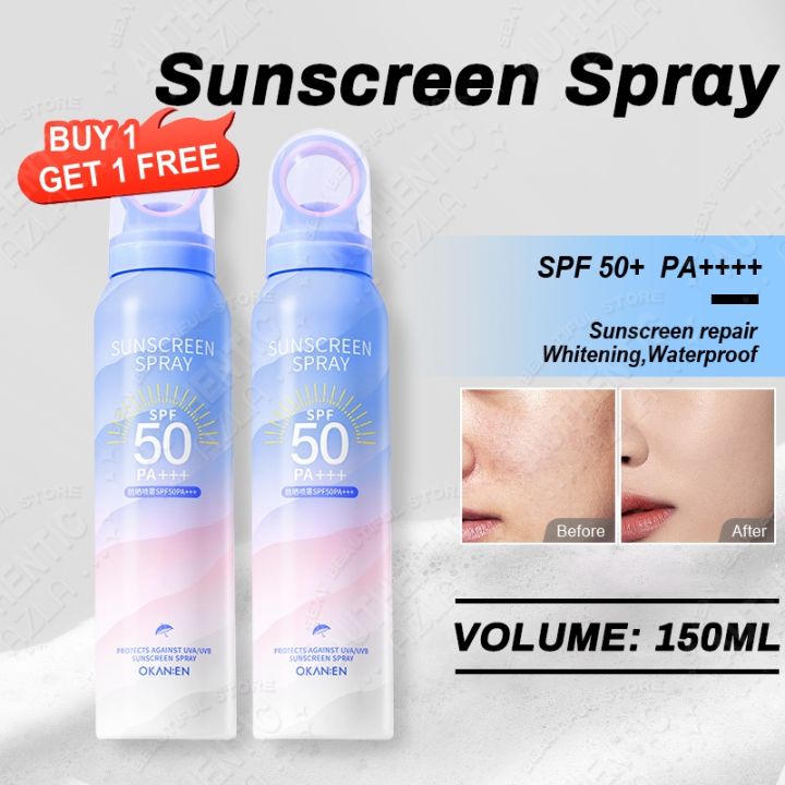 【Buy 1 Take 1】Sunscreen Spray SPF50+ Power Waterproof UV Protection ...