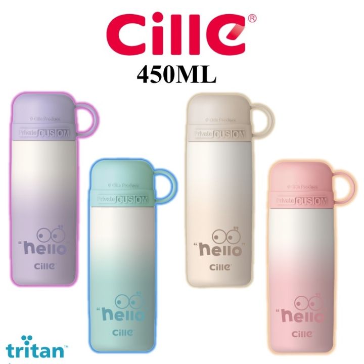 Cille 316 Stainless Steel Tumbler Colorful Insulated Water Bottle Botol ...