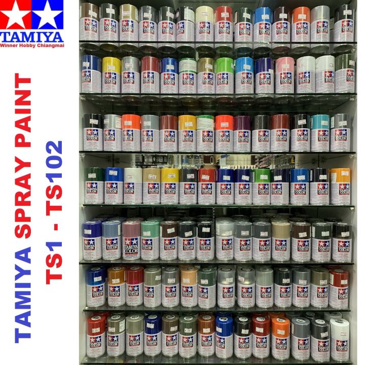 TAMIYA SPRAY PAIINT TS1-TS102 100ml | Lazada.co.th