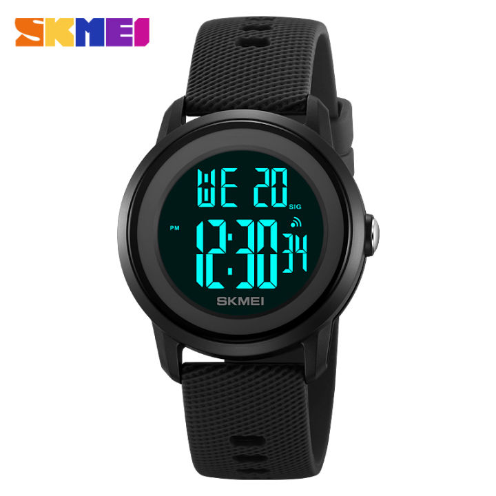 SKMEI Watch for Women Men Chrono Alarm Waterproof EL Light Fashion ...