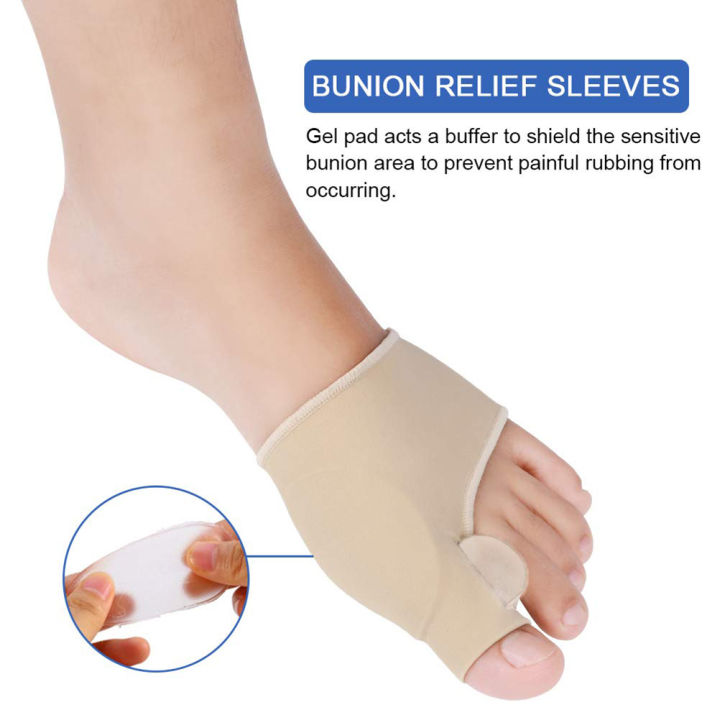 Toe Straightener Built In Gel Pads Lightweight Safe Bunion Corrector ...