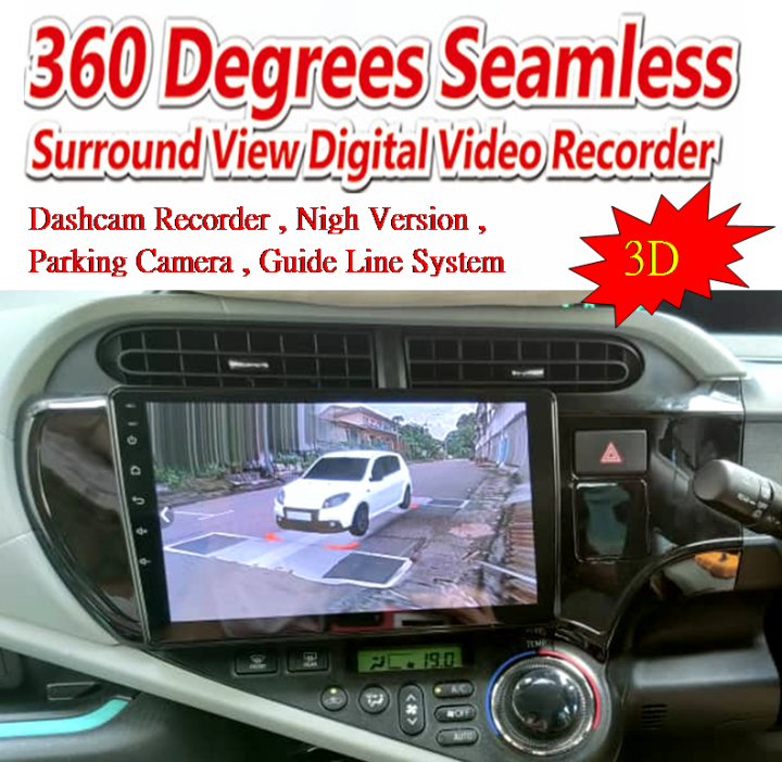 LEON Toyota Prius C OEM 9" FHD 2Ram 32GB 8Core Wifi GPS DSP USB 360 3D ...