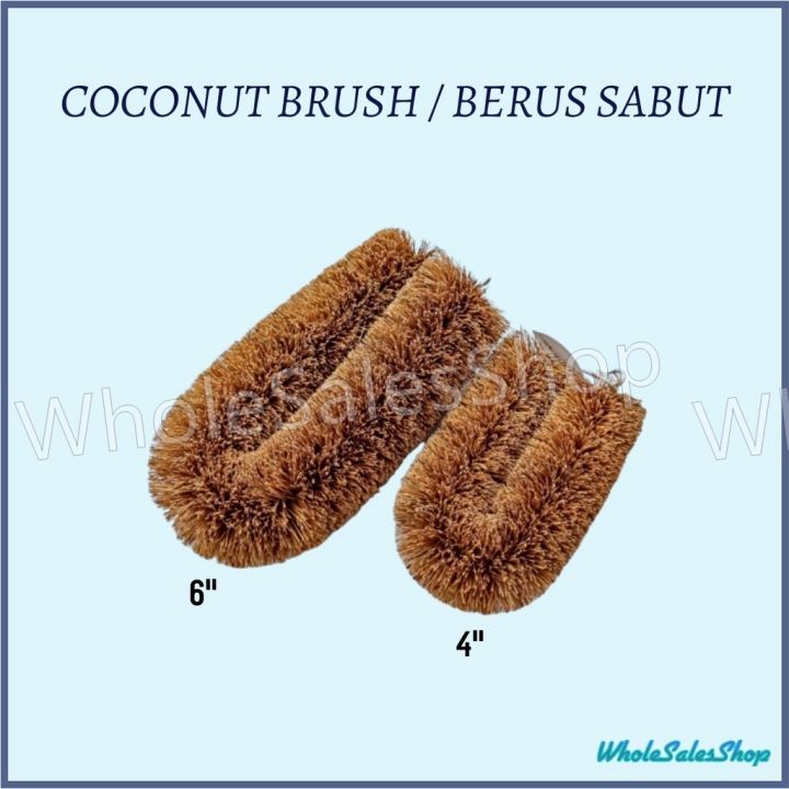 COCONUT FIBER ABALONE BRUSH SCRUBBING BRUSH COCO BRUSH COIR BRUSH BERUS SABUT KELAPA 鲍鱼刷 椰丝刷 ...