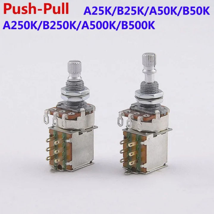New - 1 Piece Alpha Push Pull Potentiometer(POT) For Electric Guitar ...
