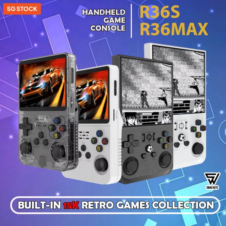 【SG READY STOCK】R36S / R36Max Retro Handheld Consoles IPS Screens 20K ...