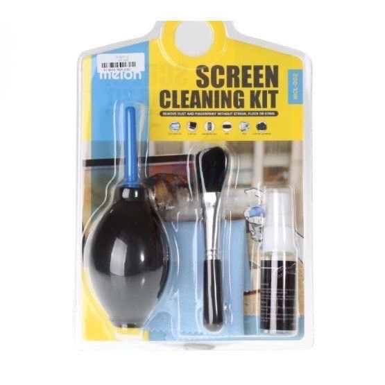 Melon MLC-002 น้ำยาทำความสะอาด หน้าจอคอมพิวเตอร์,โน๊ตบุ๊ค,มือถือ พร้อมผ้าเช็ด +ที่เป่าฝุ่นมือบีบ ...
