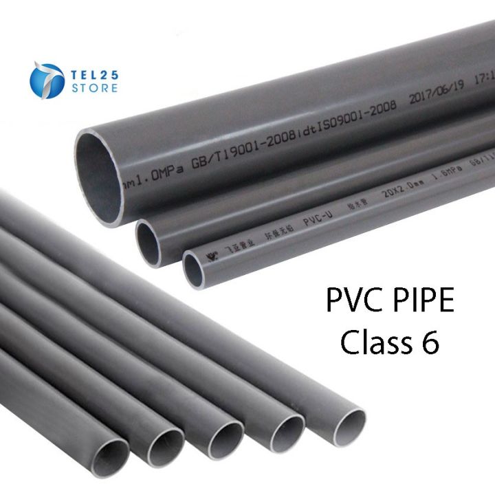 [ 1 Lenght - 1 FT] PVC Pipe Air PVC Kelabu PVC Water Pipe 1/2" 15MM 3/4 ...