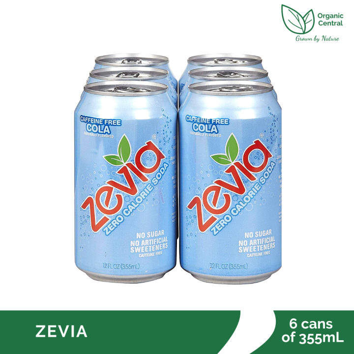Zevia Caffeine Free Cola Bundle of Six (6) 355mL | Lazada PH