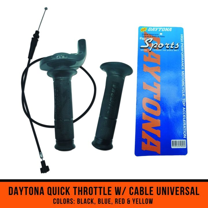 Daytona QUICK THROTTLE W CABLE UNIVERSAL | Lazada PH