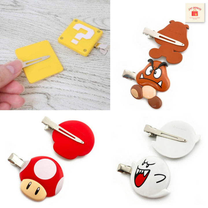 กิ๊บหนีบผม คลิปหนีบผม hair clips มาริโอ้ Mario นำเข้าจากญี่ปุ่น ลาย ...