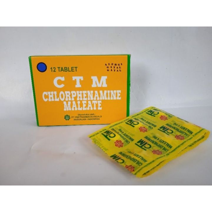 CTM Tablet Obat Alergi 12 Tablet | Akar Mula | Lazada Indonesia
