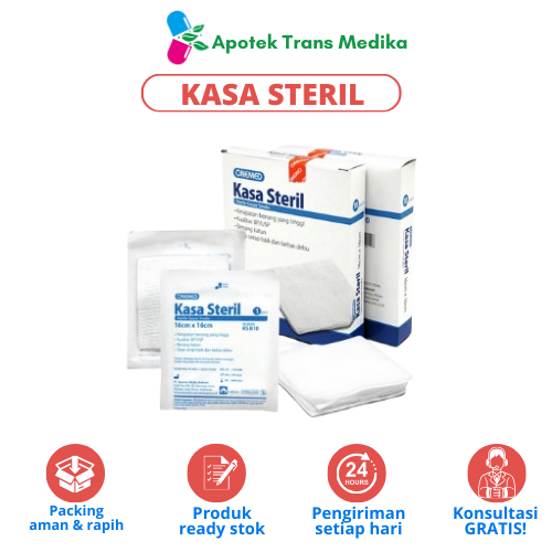 Kasa Steril Onemed adalah kasa steril yang digunakan untuk operasi ...