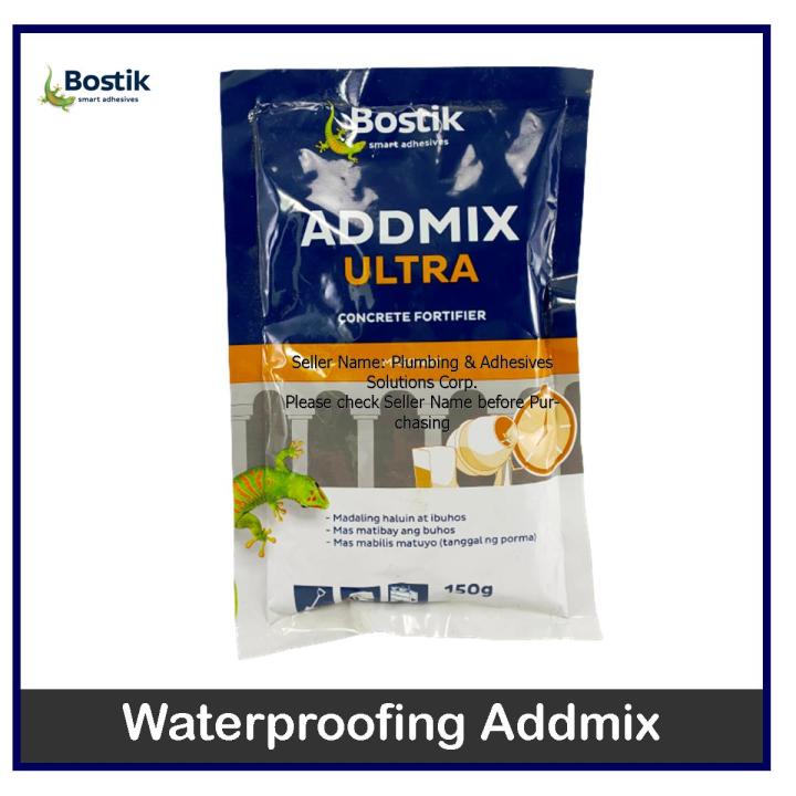 Bostik Admix ULTRA 150g Cement Fortifier Cement Strengthener Fast Dry Cement Pampatibay ng ...