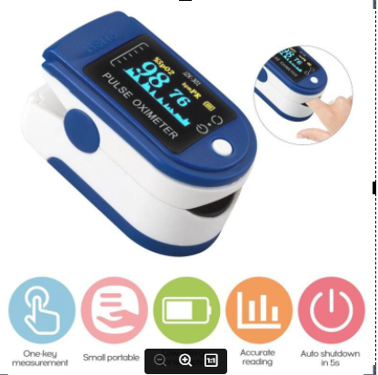 Portable Fingertip Pulse Oximeter OLED Pulse Oximeter Display | Lazada PH