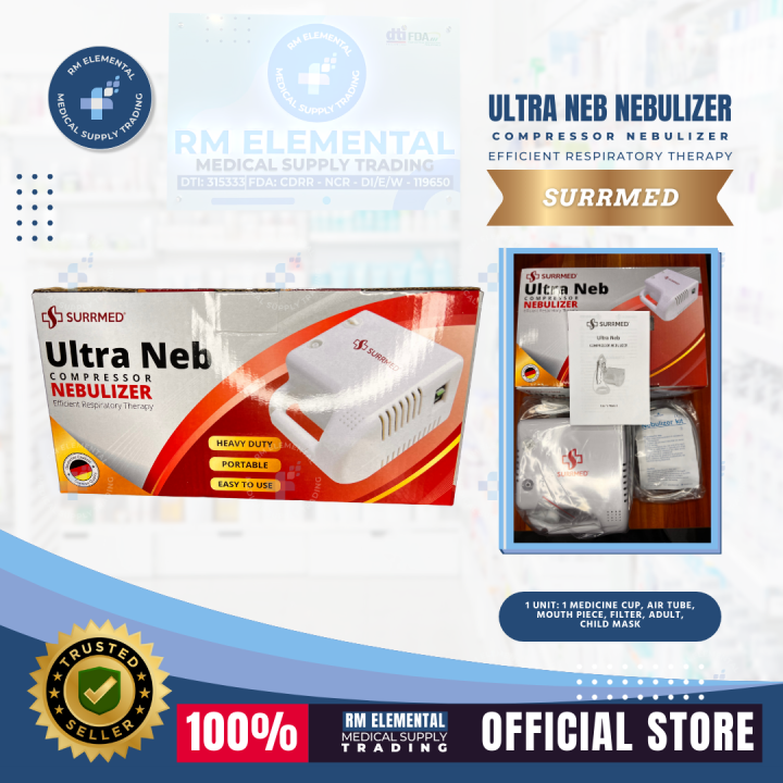 Ultra Neb Compressor Nebulizer (SURRMED) | Lazada PH
