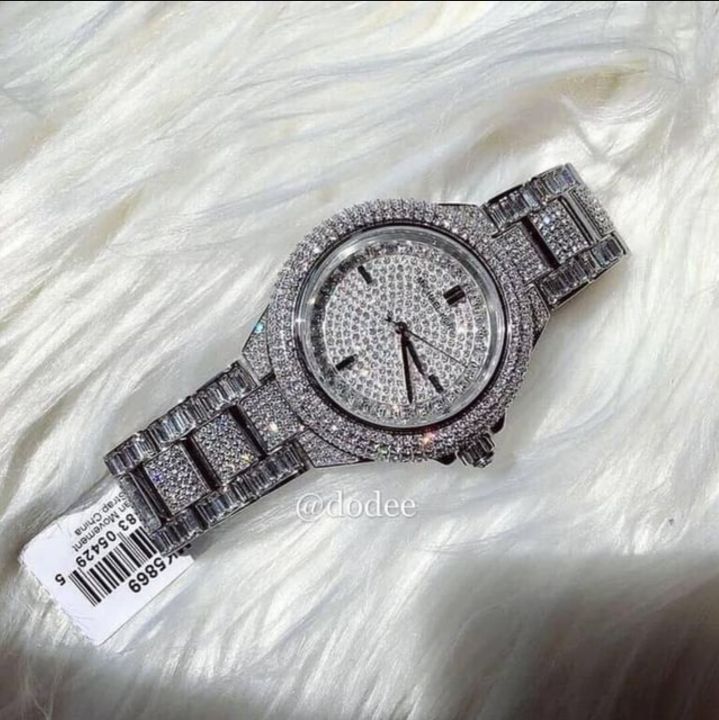 Original Michael Kors Camille Crystal Pave Dial Crystal Encrusted ...