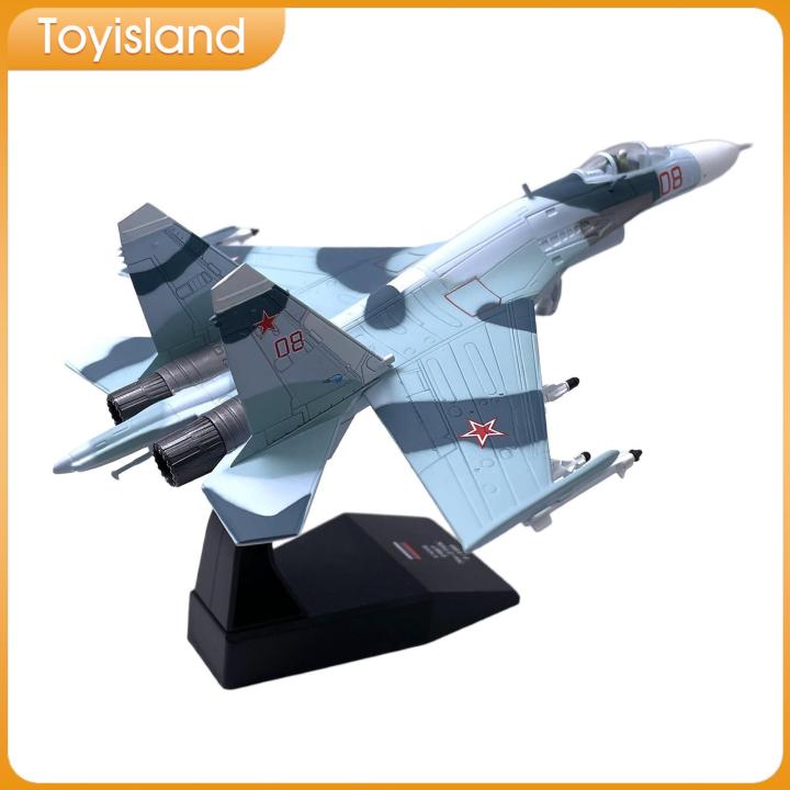 Toyisland Diecast 1/100 Toy Gift Air 1976-Russian Sukhoi Su-27 Aircraft ...