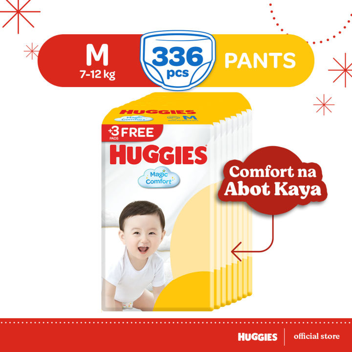 Huggies Magic Comfort Pants Medium - 42 pcs x 8 packs (336 pcs) | Lazada PH