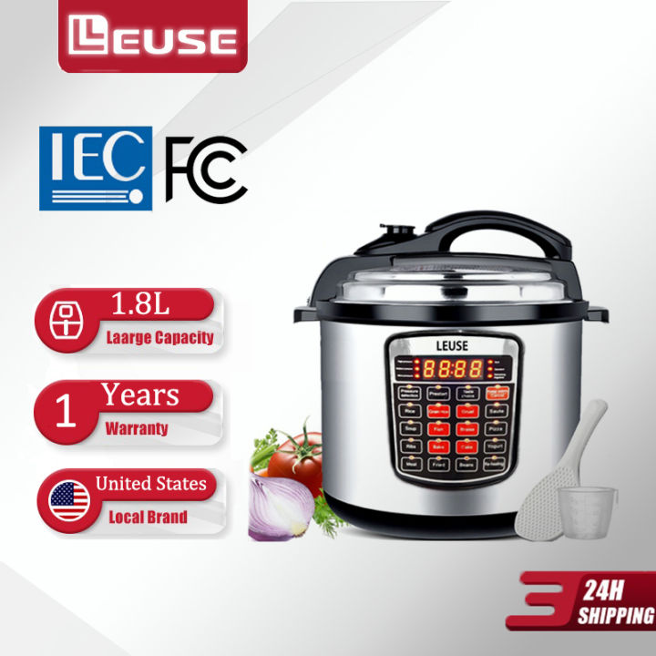 leuse Pressure Cooker Stainless Steel Pot Rice Cooker (6L) Pressure ...