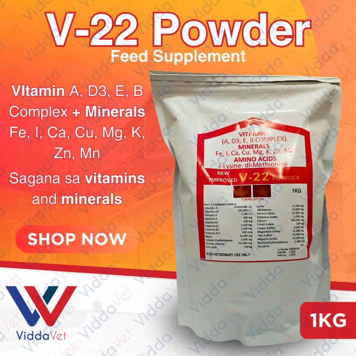 1 kg V22 vitamins powder 1 kilo V22 vitamins for gamefowl V22 vitamins ...