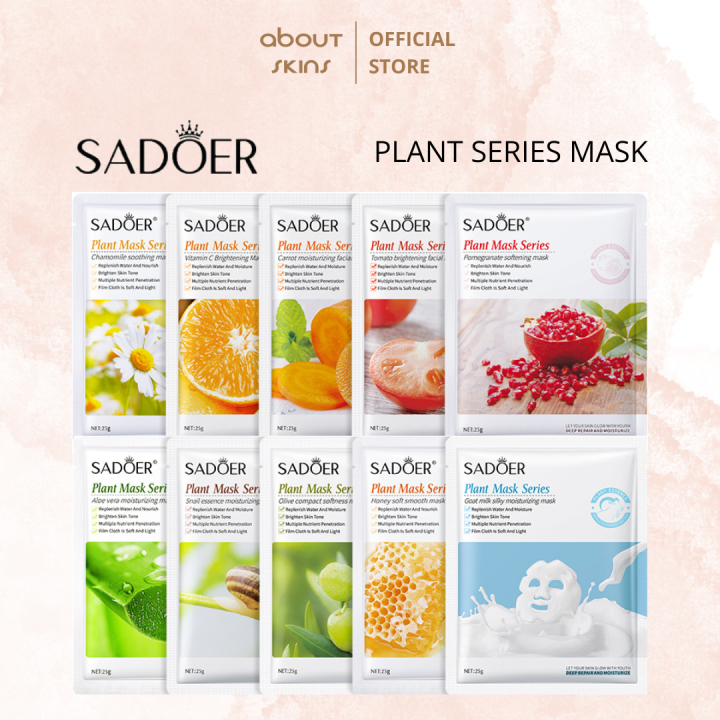 ABOUT SKINS SADOER Plant Series Mask 25g | Lazada