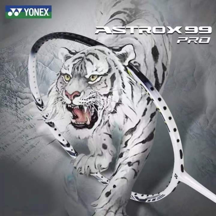 YONEX ASTROX 99 PRO 4U Full Carbon Single Badminton Racket White Tiger ...