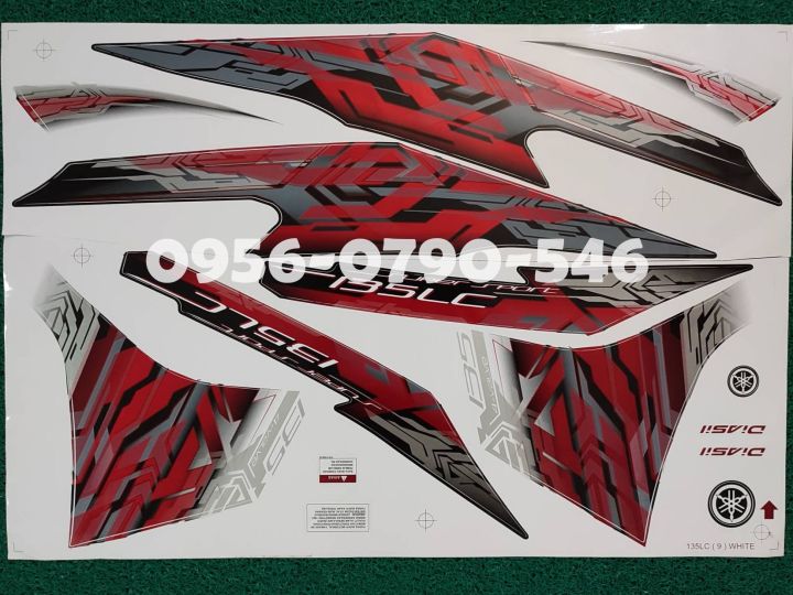 YAMAHA SNIPER Mx135 SUPER SPORT WHITE Stock Decal/Sticker | Lazada PH