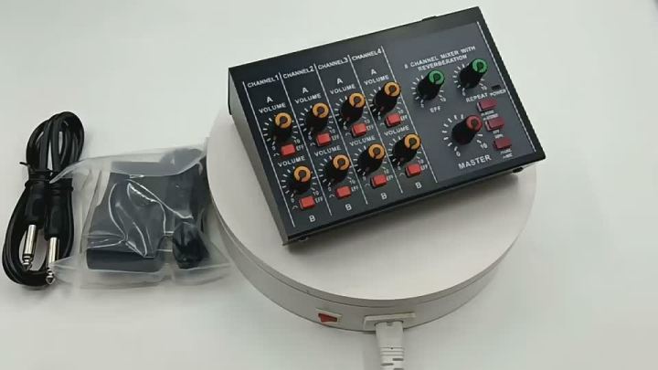 DX Audio Stereo Hub 8-Channel Mixer Passive No Power Required Micro ...