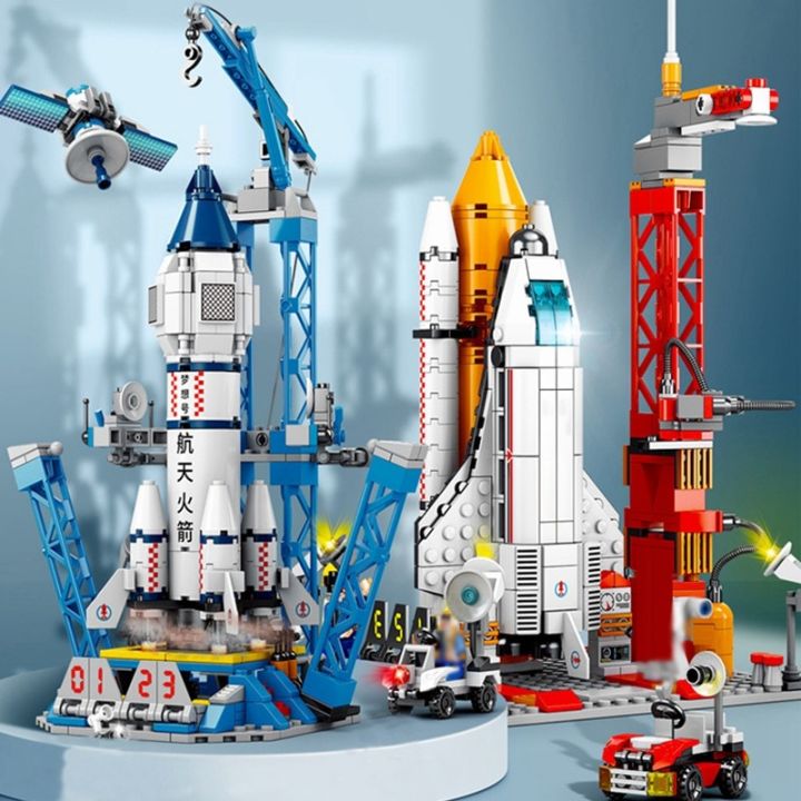Aviation Spaceport Model Space Shuttle Rocket Lah Center Construction ...