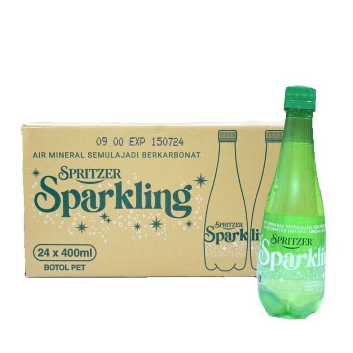 SPRITZER SPARKLING MINERAL WATER – 24 x 400ML | Lazada