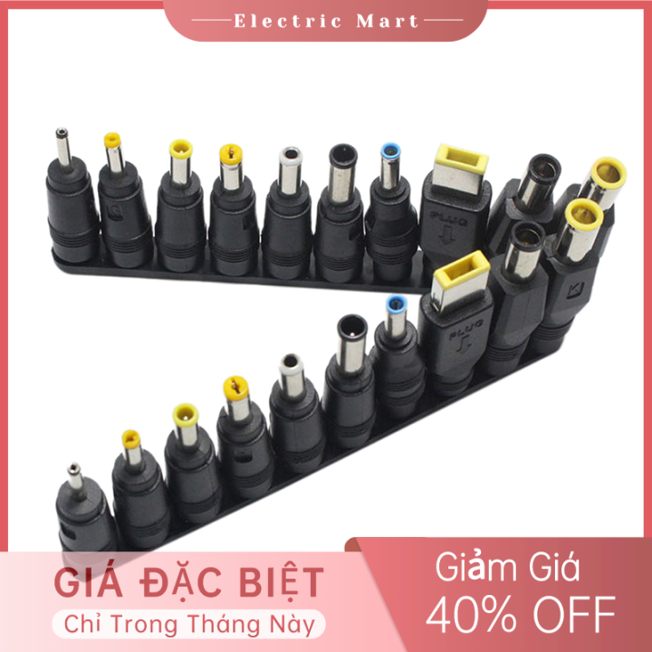 [Electric Mart] Đầu giắc cắm DC 5.5mm x 2.1mm thông dụng Đầu chuyển đổi ...