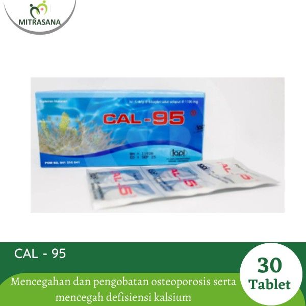 Cal - 95 30 Kaplet | Lazada Indonesia