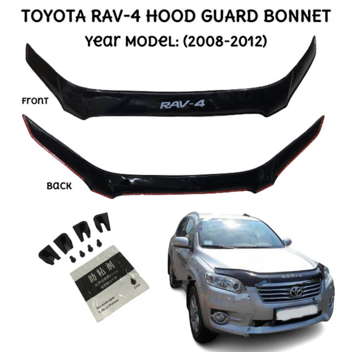 OCPA ABS Bonnet Hood Guard Deflector Cover for Toyota Rav-4 2008 2009 ...