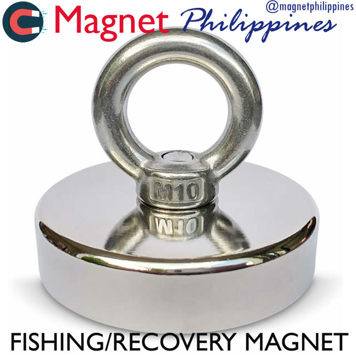 N52 FISHING MAGNET Recovery Salvage Magnet High Capacity Pull Force ...