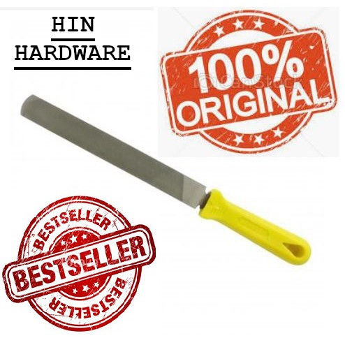 HIN 100% ORIGINAL STANLEY 8"-200MM HEAVY DUTY FLAT HANDY FILE C/W PVC ...