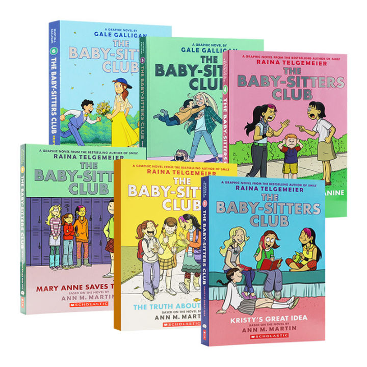 English original nanny Club volume 1-6 full color cartoon children's ...