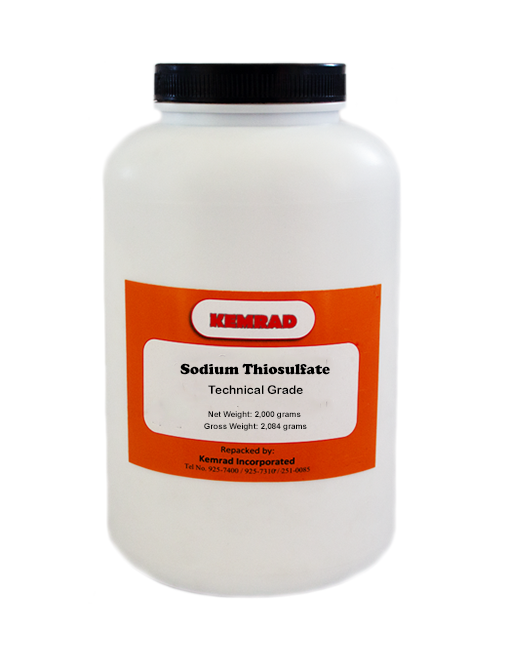 Kemrad Sodium Thiosulfate / Sodium Hyposulfite Net Weight 2 kilos ...