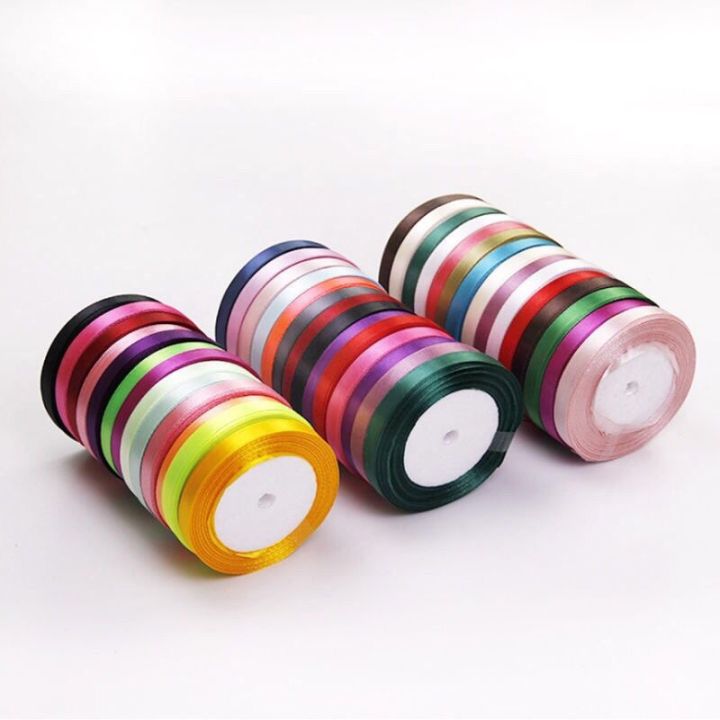 25Yards/Roll 6mmribbon, satin ribbon, decorative ribbon, gift packaging ...